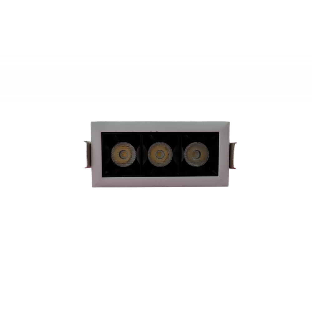 6W Linear Slim Rectangle Recessed LED Downlight Cool White ...