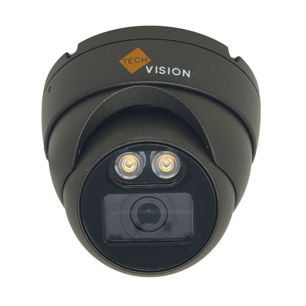 Techvision 2MP 1080P ColourView Light Grey Small Dome CCTV ...