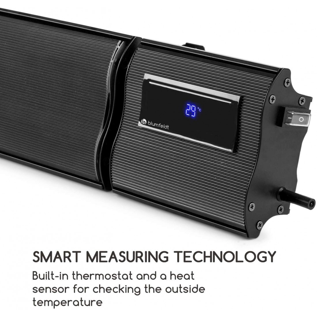 Infrared wall or ceiling Radiant heater 1800W or 2400W IP44 ...