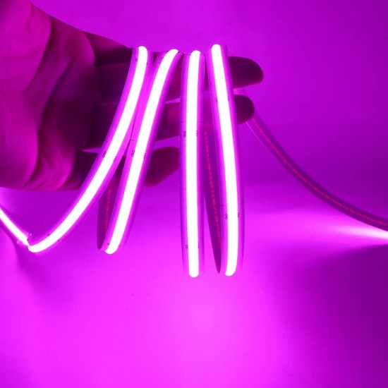 24V Pink COB Led Striplight - 10W - CRI 90 - 5M Roll