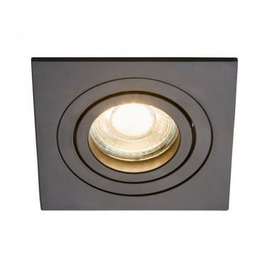 Designer Square Triple GU10 Recessed Downlight Tilt White