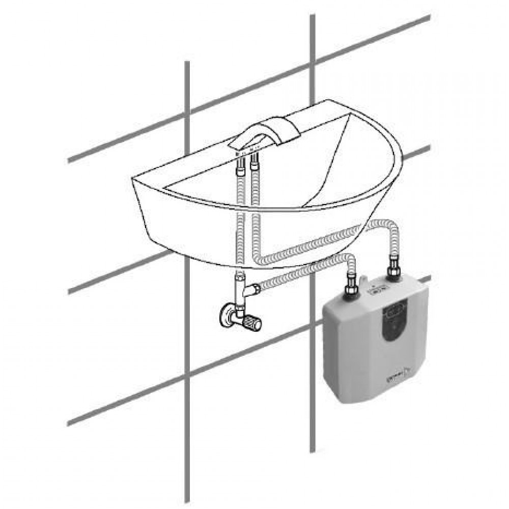 Instaheat 6.5KW Tankless Over or Under Sink Instant Hot Water ...