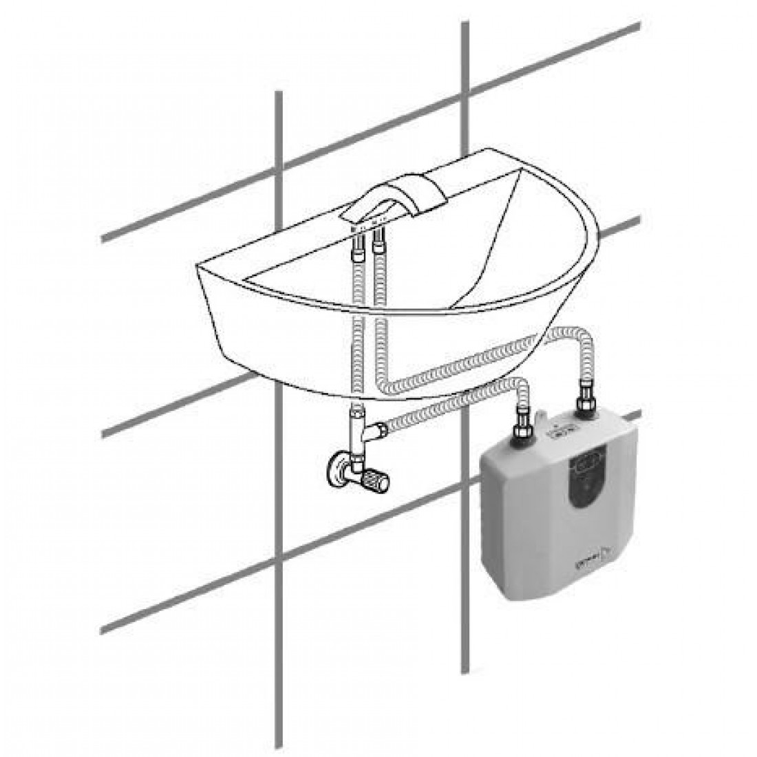 Instaheat 6.5KW Tankless Over or Under Sink Instant Hot Water ...