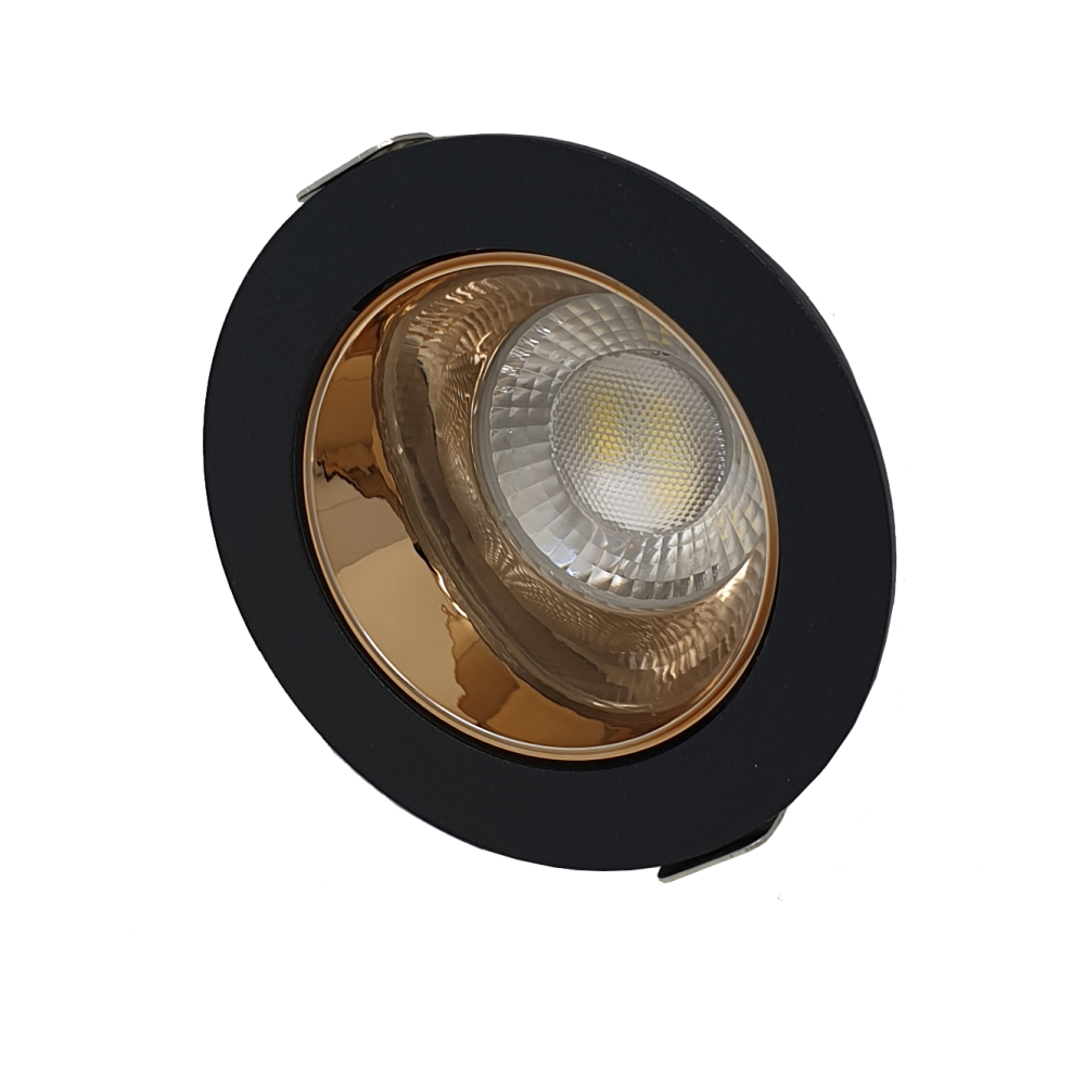 Ceiling reflector recessed fix downlight Rose Gold Black ...
