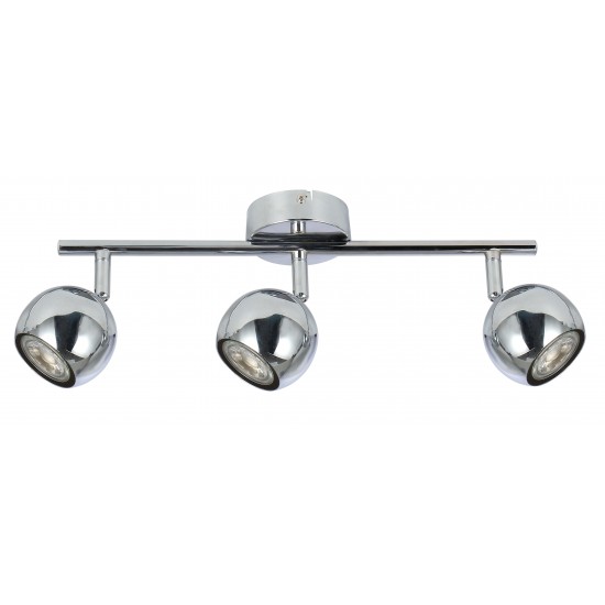 3 Way Lights : Round Ball 3 Way Adjustable Straight Bar Ceiling ...