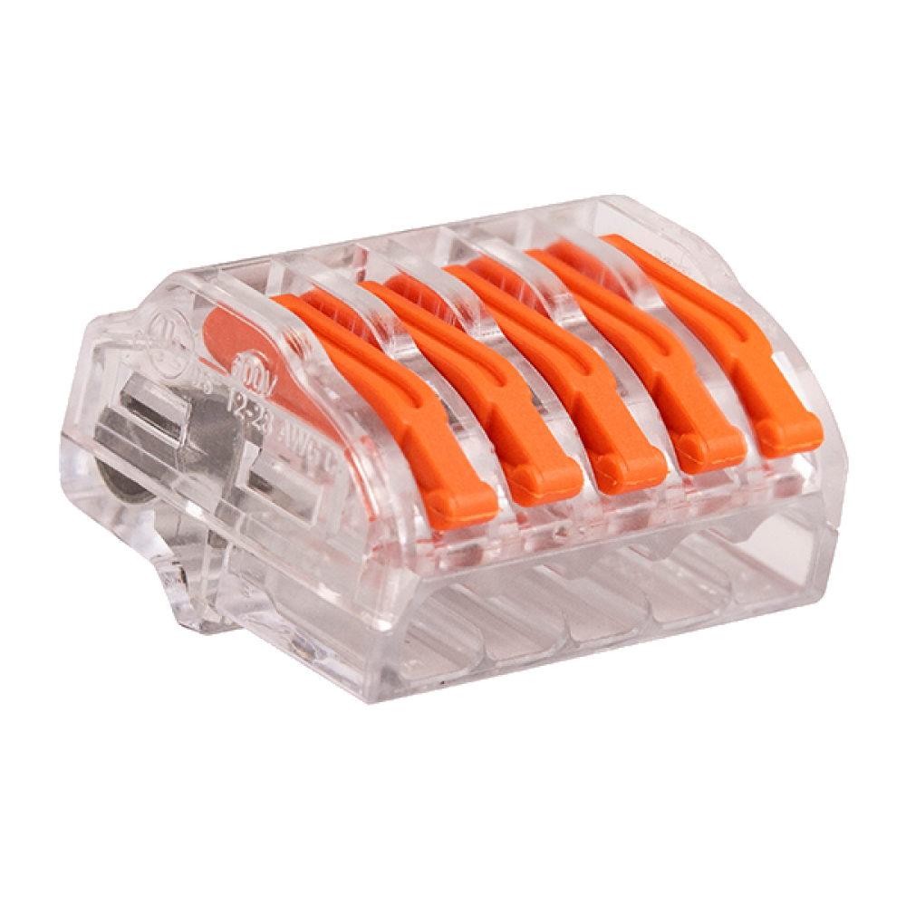 Unicrimp 5 Port Spring Lever Connector Terminal 32A (30 ...