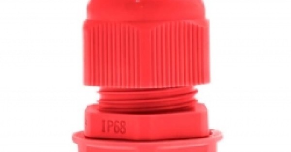 Cable Stuffing Glands IP68 : 10 Pack Nylon Gland 20MM Red ...