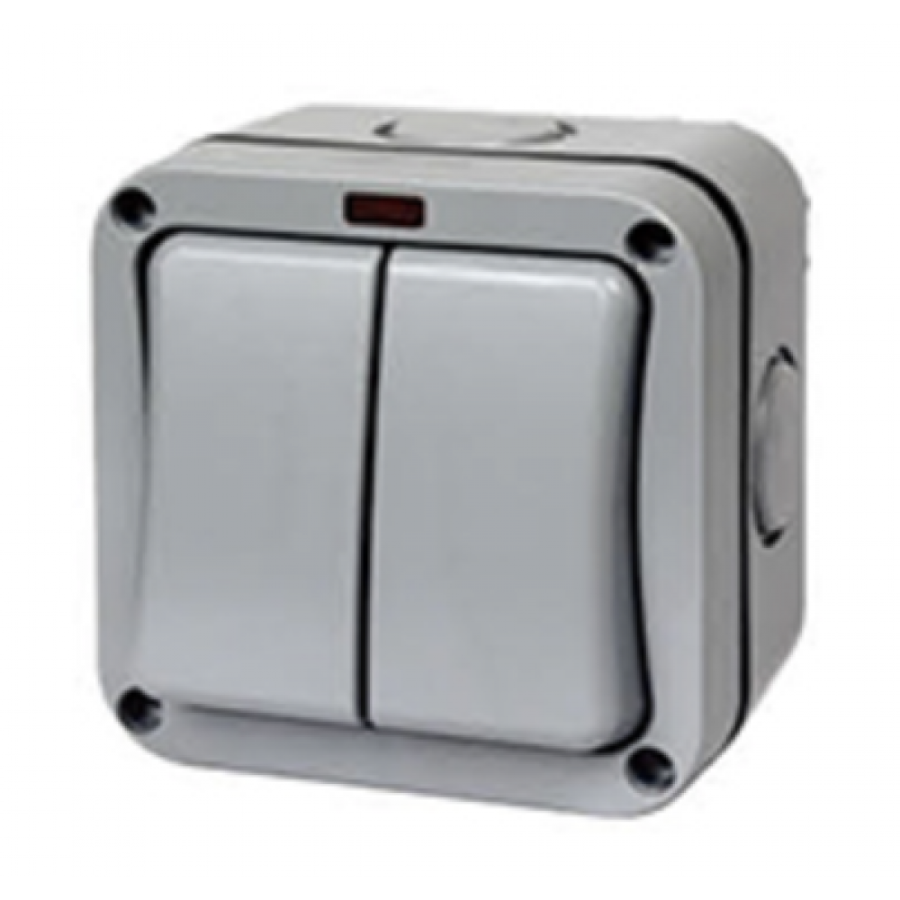 2G 2W Outdoor Weatherproof IP66 Electrical 20A Light Switch ...